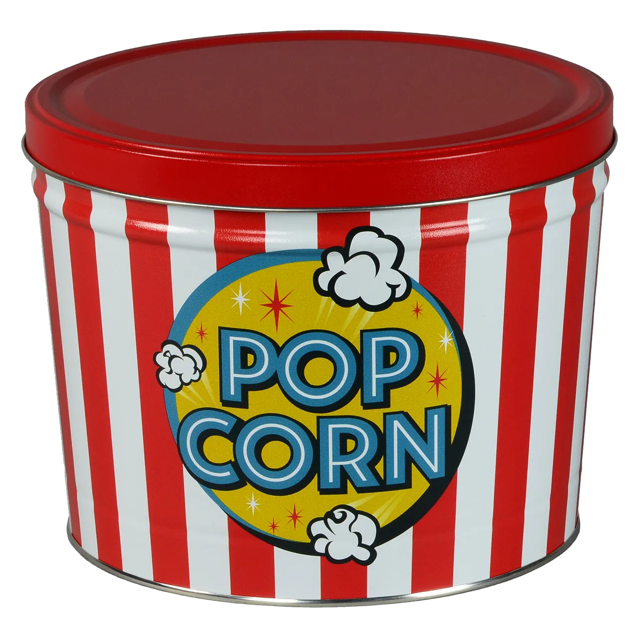 2 Gallon Tin - Freshly Popped – Three Mad Poppers