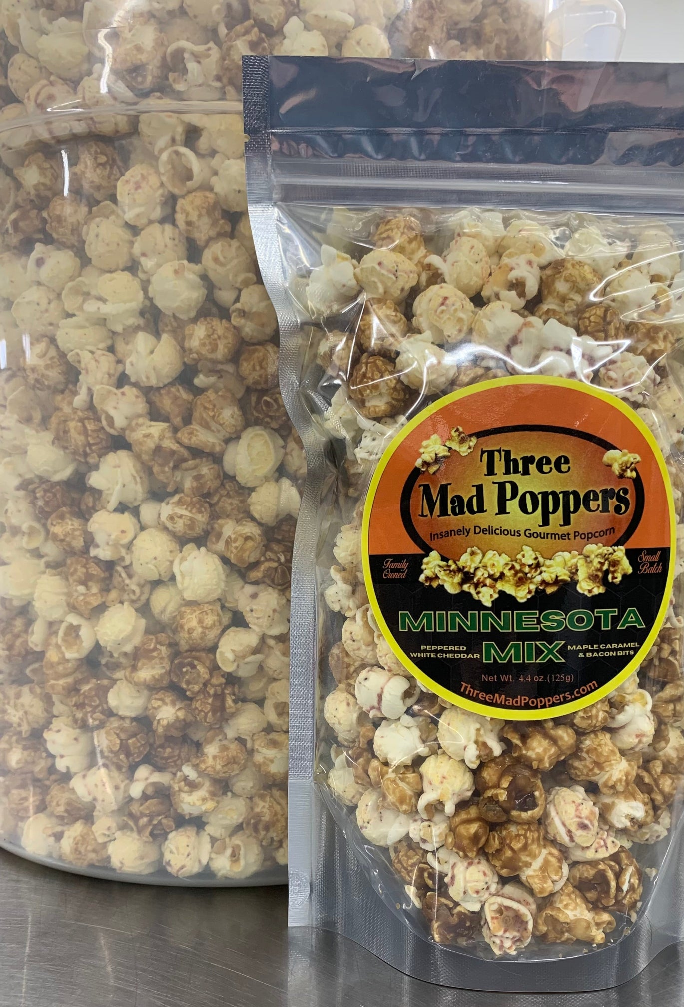 Three Mad Poppers Gourmet Popcorn