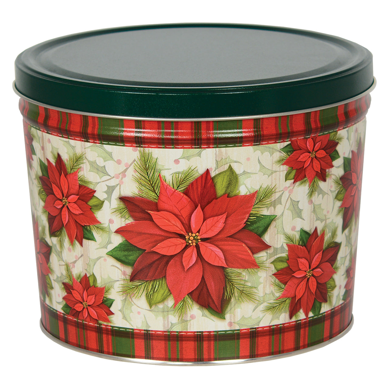 2 Gallon Tin - Traditional Holiday – Three Mad Poppers